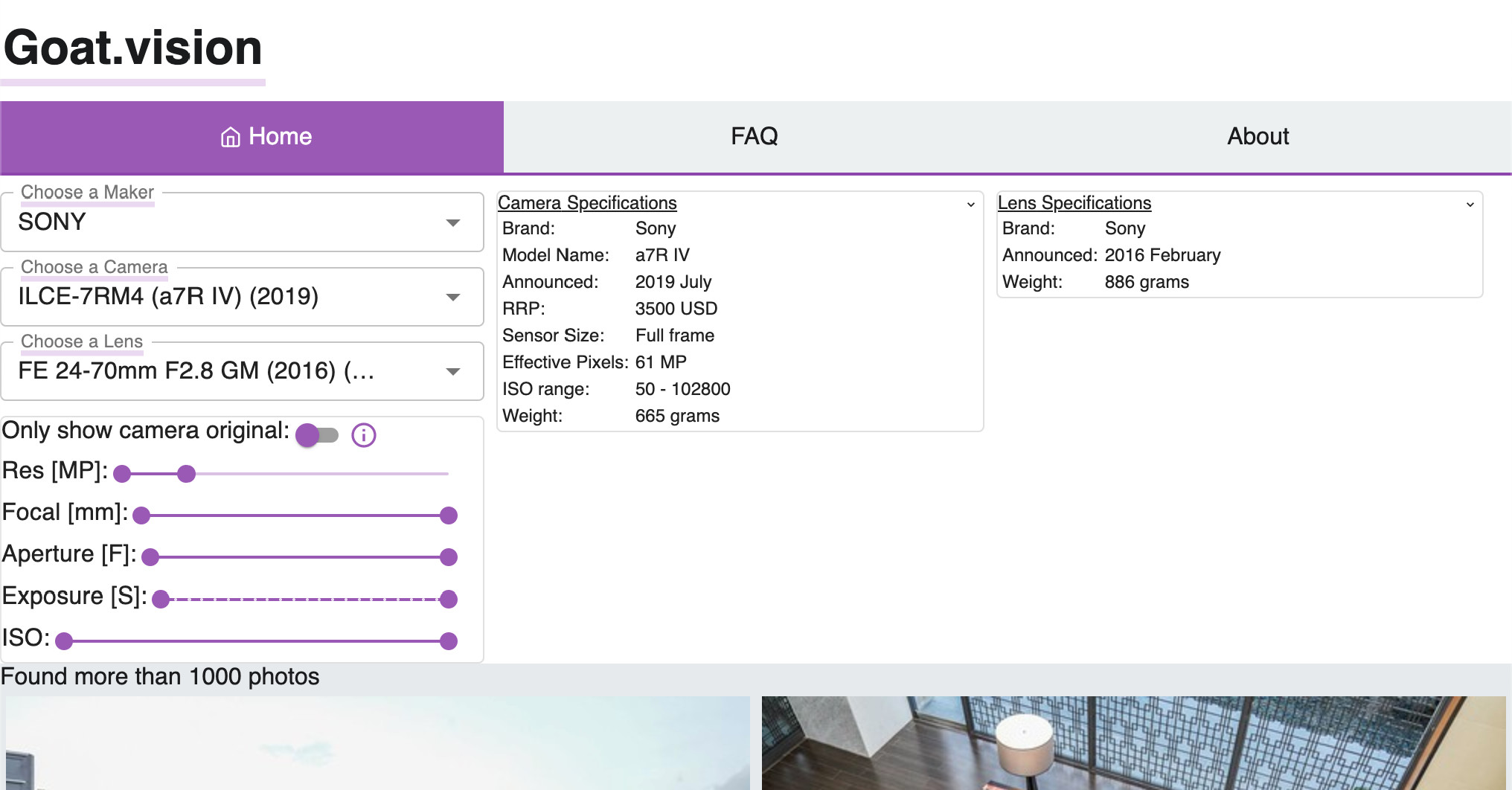 Full size camera and lens sample images for sharpness comparison | Goat ...